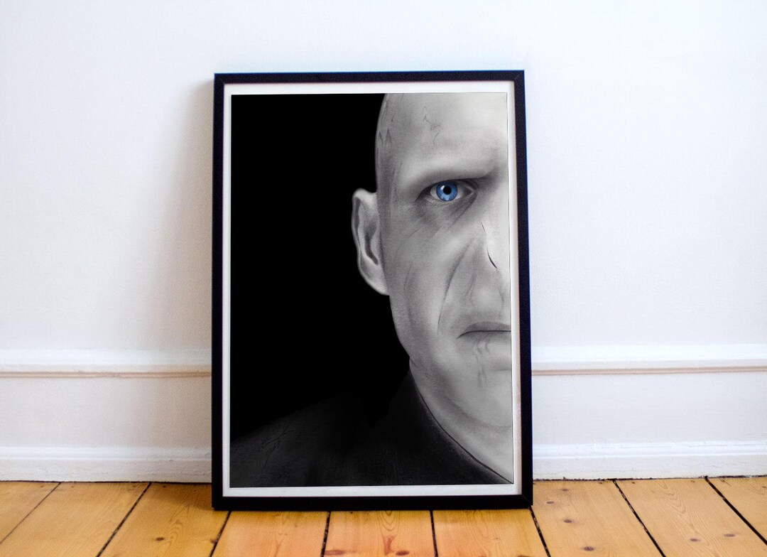 Lord Voldemort (frontal) Digital Print PDF & JPG | High Resolution Printable Handmade Drawing - Etsy