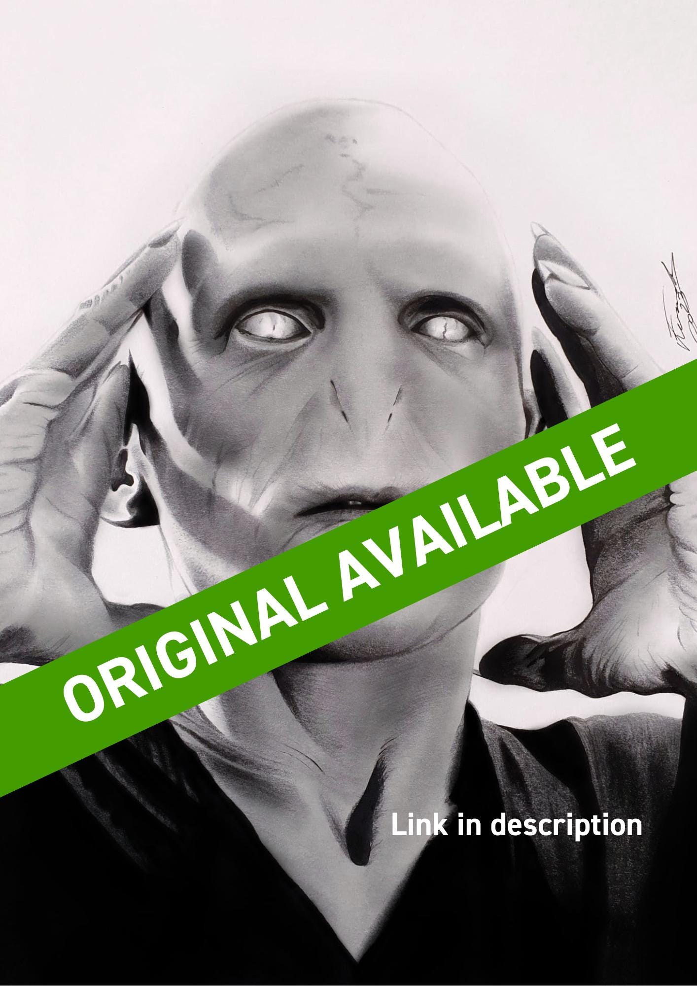 Lord Voldemort Digital Print PDF & JPG | High Resolution Printable ...