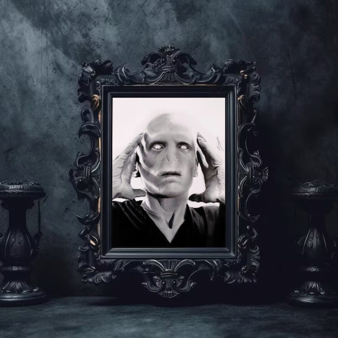 Lord Voldemort Original Charcoal Pencil Drawing - Etsy