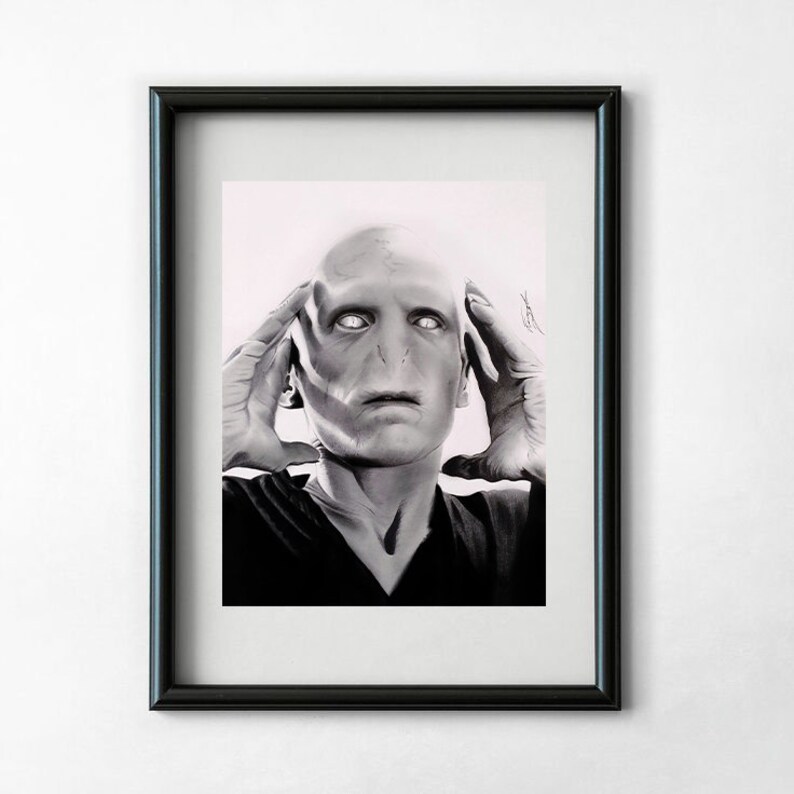 Lord Voldemort | Original Charcoal Pencil Drawing - Etsy