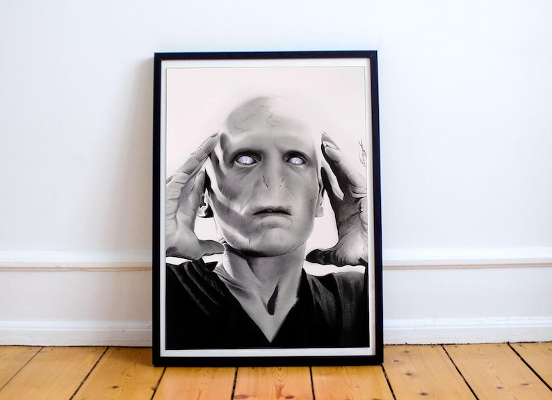 Lord Voldemort (harry Potter) Digital Print | Dark Wizard Wall Art ...