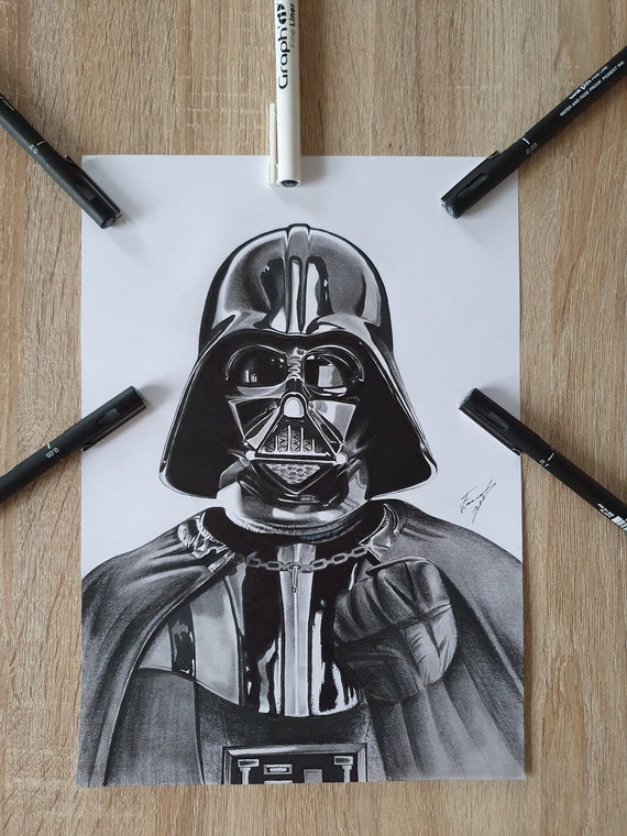 Darth Vader Pen Sketch