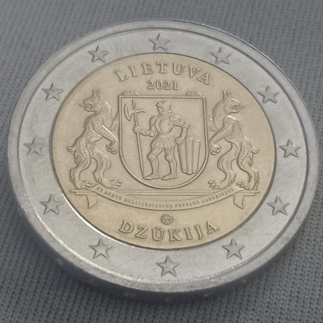 2 Euro 2021 Lithuania (dzukija) - Etsy