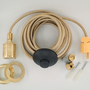 Plug-in Pendant Light Kit: 17ft Cord, On/off Switch - Etsy