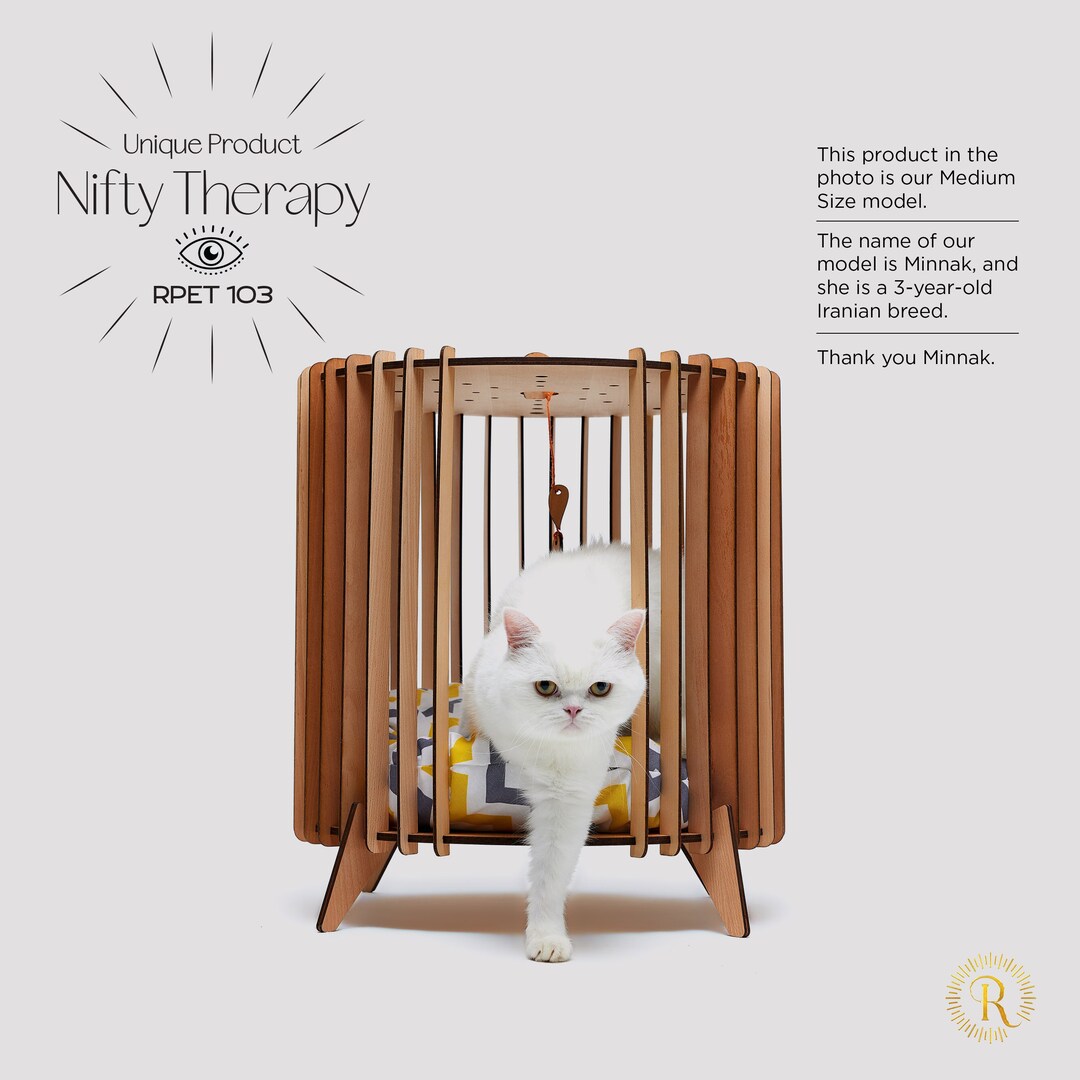 Nifty Theraphy RLS103, Cat Furniture, Bunny House, Cat Lover Gift ...