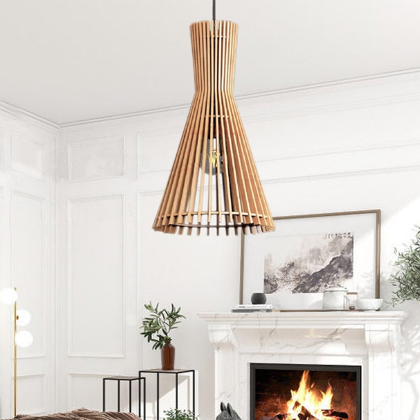 Small Wood Lamp - Etsy