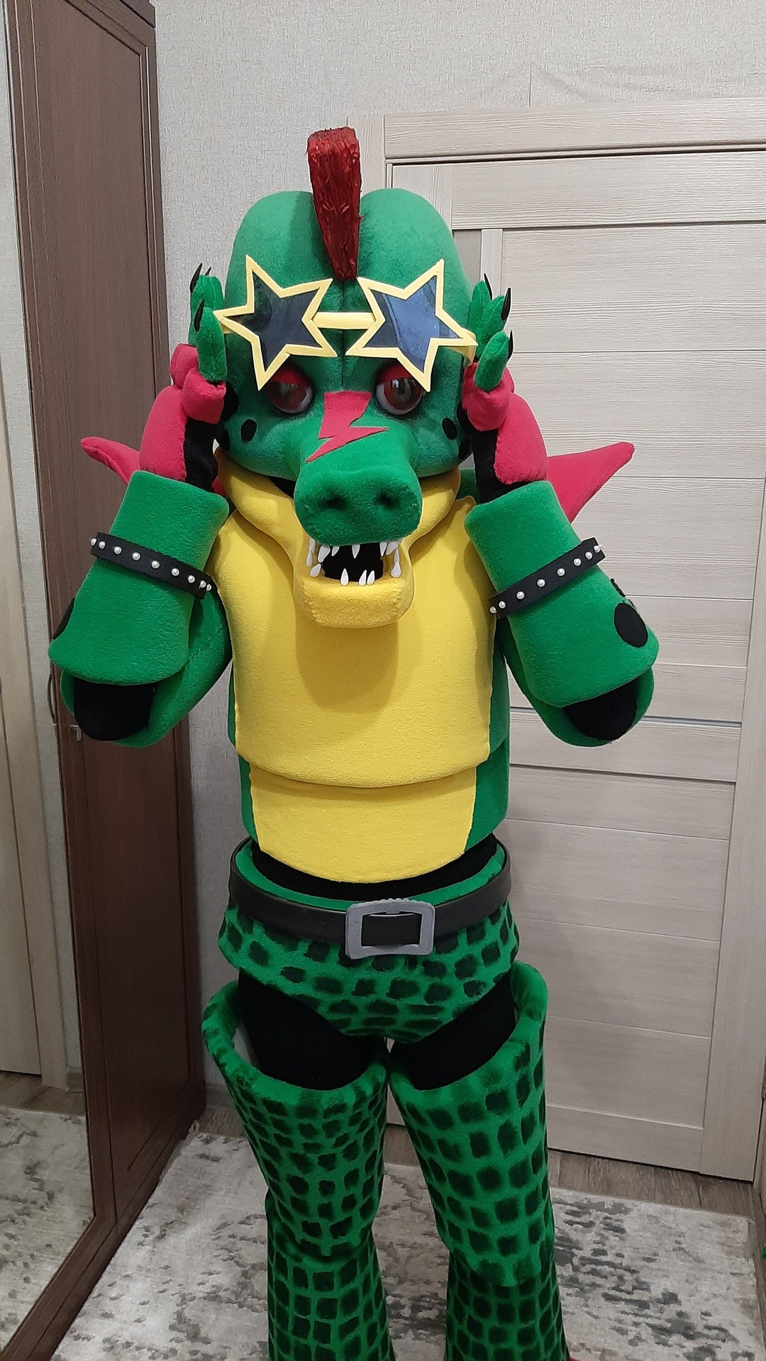 Monty Costume Five Nights at Freddy's Cosplay Costume - Etsy UK