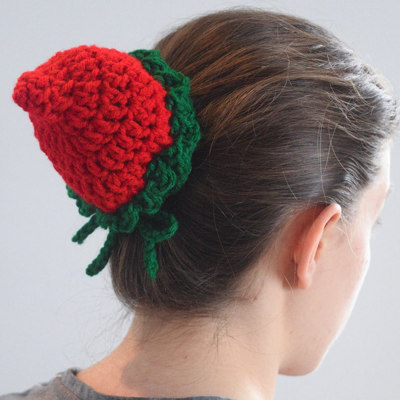 Strawberry Bun Cover - Crochet Pattern Instant Download - Aesthetic - Etsy