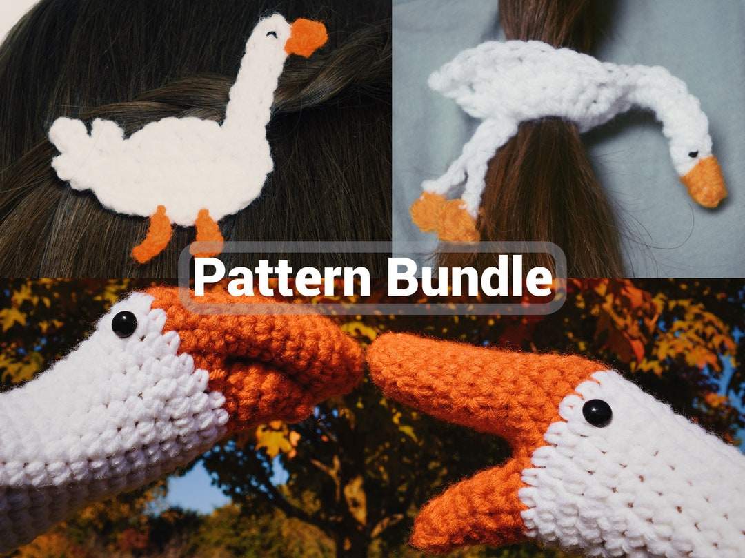 Goose Themed Crochet Pattern Bundle - Instant Download PDF - Etsy