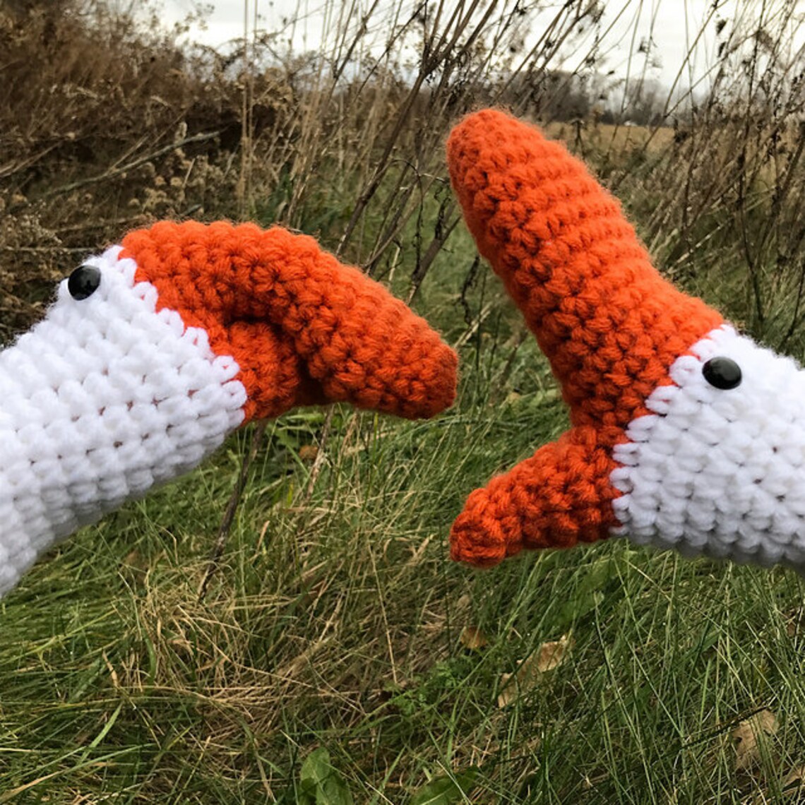 Goose Mittens Custom Size Crochet Pattern - Etsy