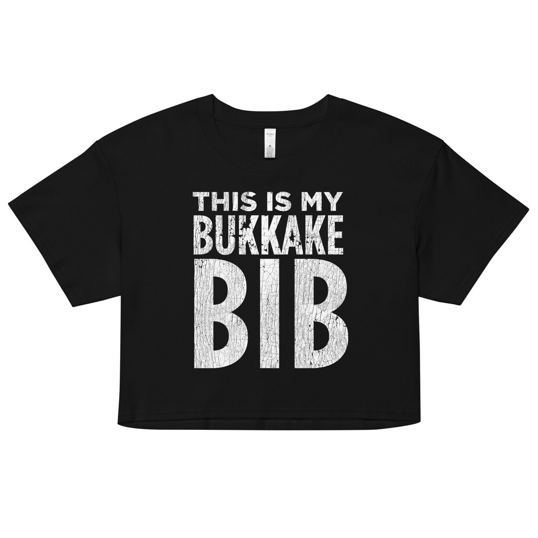 This is My Bukkake Bib Crop Top Kinky Clothing Ddlb/ddlg/mdlb/mdlg ...