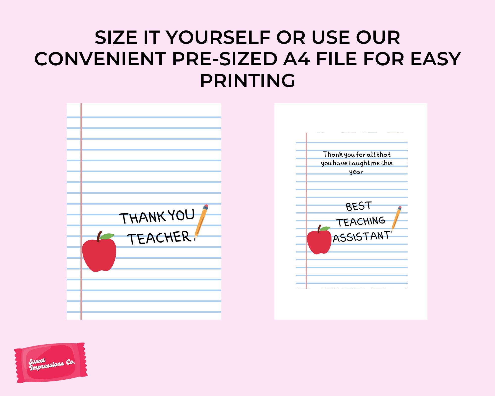 Teacher Chocolate Wrapper Printable 110g Chocolate Wrapper Template ...