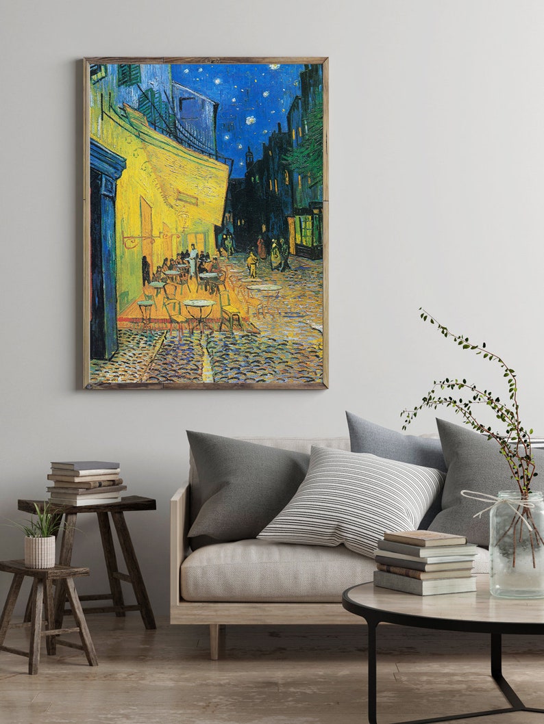 Vincent Van Gogh's Café Terrace at Night Downloadable Print, Exhibition ...