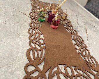 Faux Leather Table Runner - Etsy UK