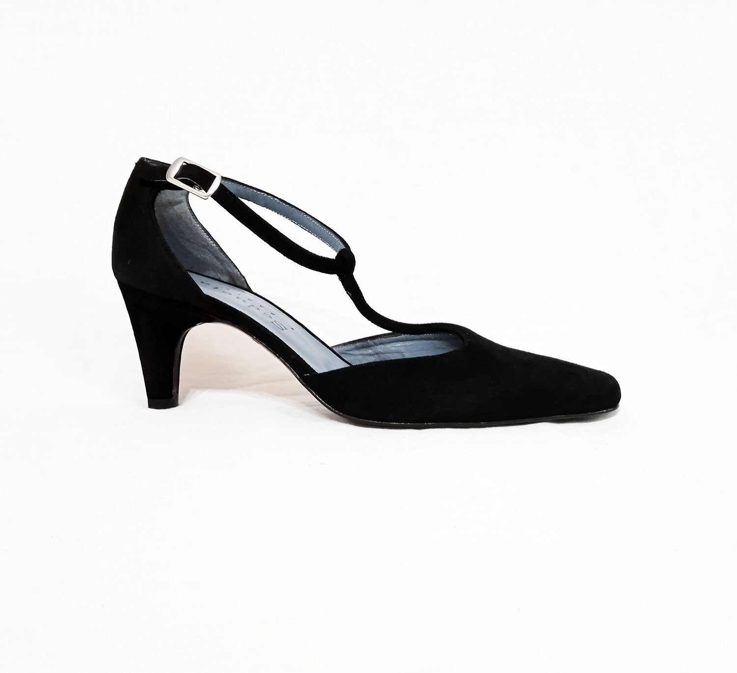 Retro Suede T-bars Pumps - Etsy