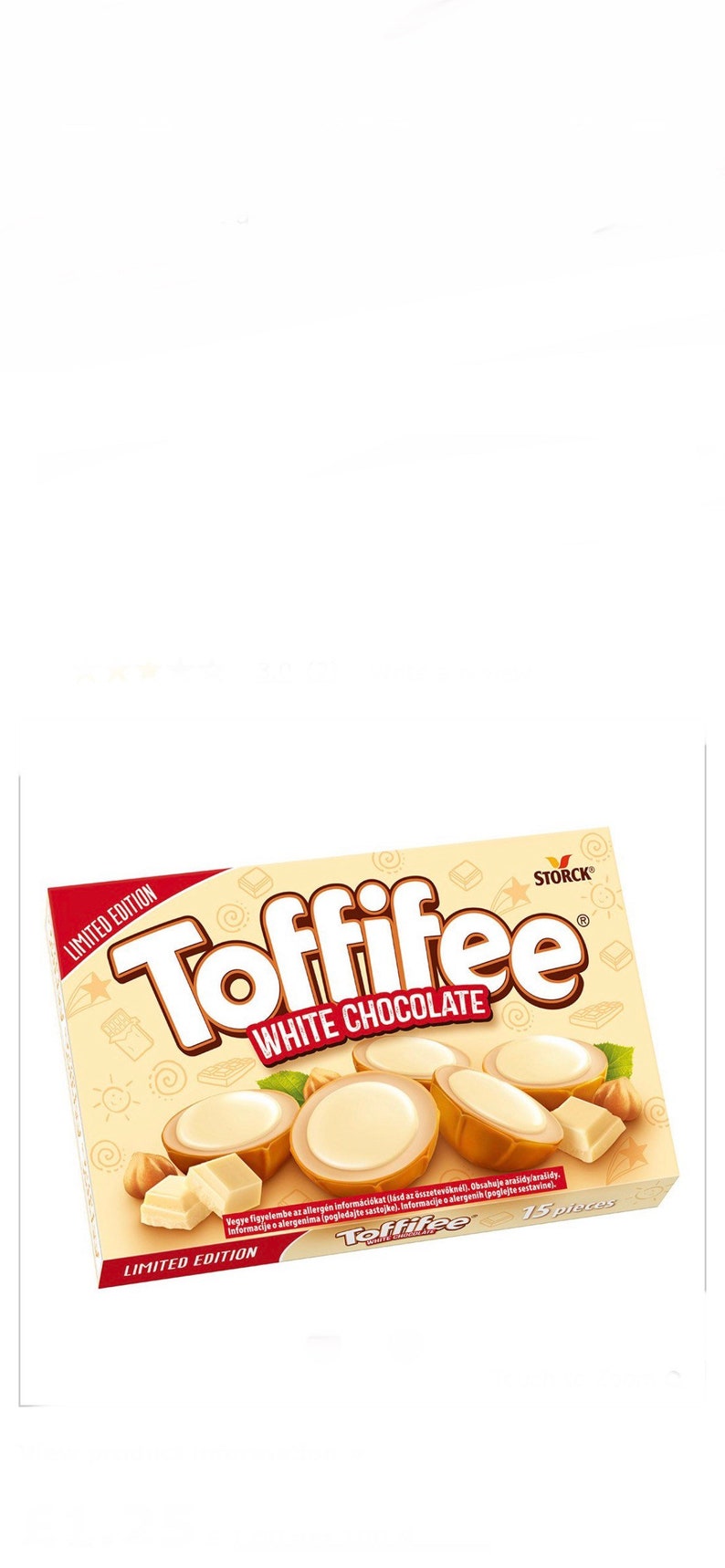 Toffifee White Chocolate - Etsy Ireland