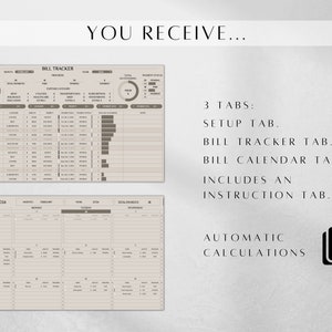 Payment Tracker Spreadsheet | Personal Finance Planner | Bill Tracker ...
