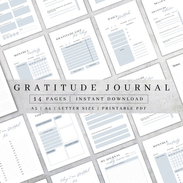 Gratitude Journal - Etsy