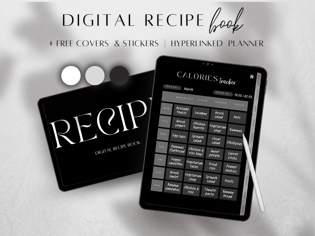 Digital Goodnotes Recipe Journal | Recipe & Meal Planner | Notability ...