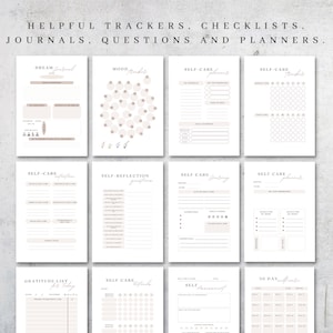 Self-care Planner Printable | Self-love Journal | Mental Health ...