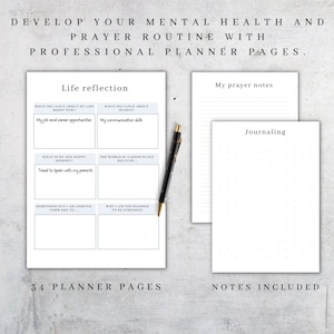 Prayer Journal Printable | Bible Study Guide | Gratitude Journal ...