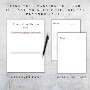 Find Your Passion Planner Printable | Life Coaching Pages | Digital ...