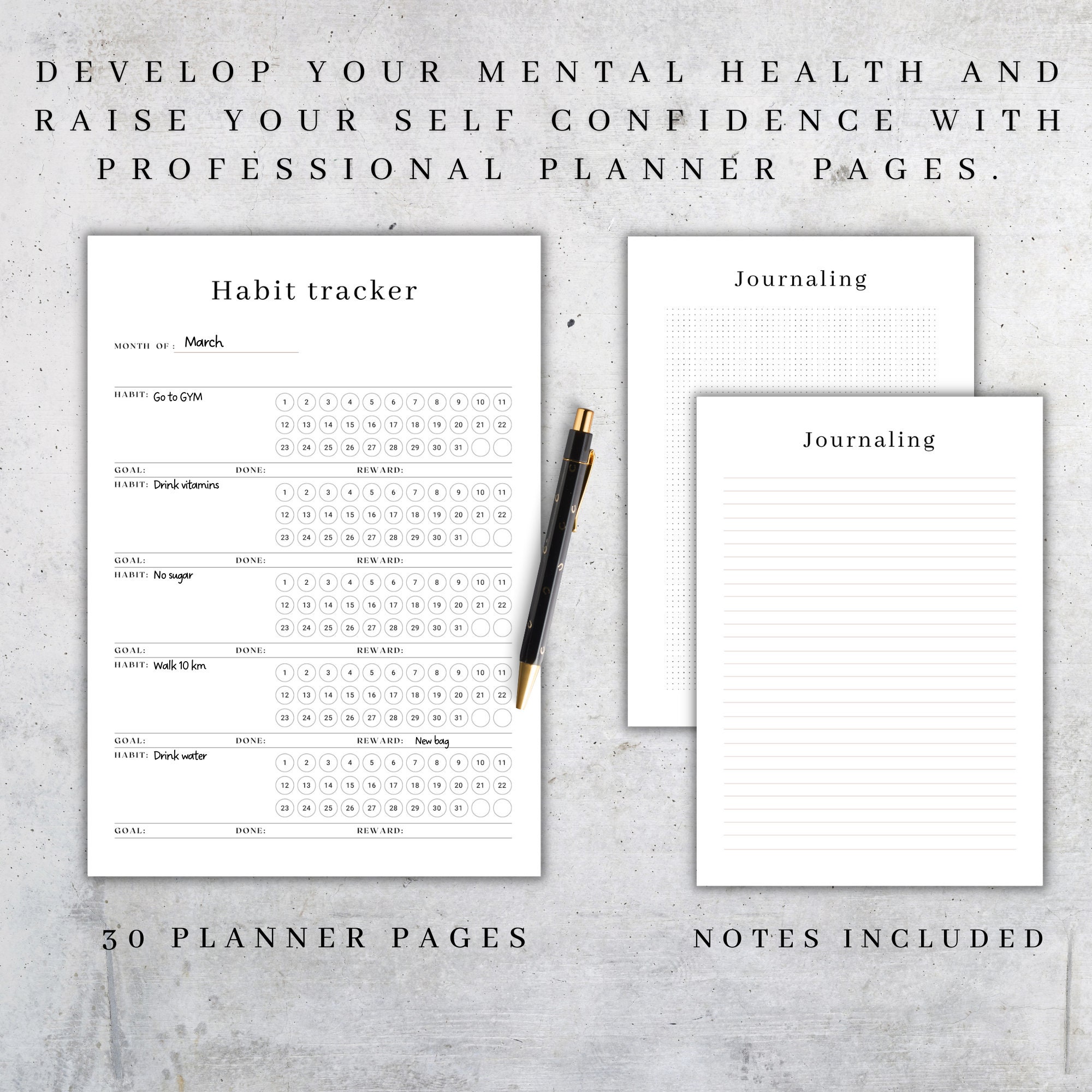 Self Confidence & Self Esteem Journal Self Care Planner - Etsy