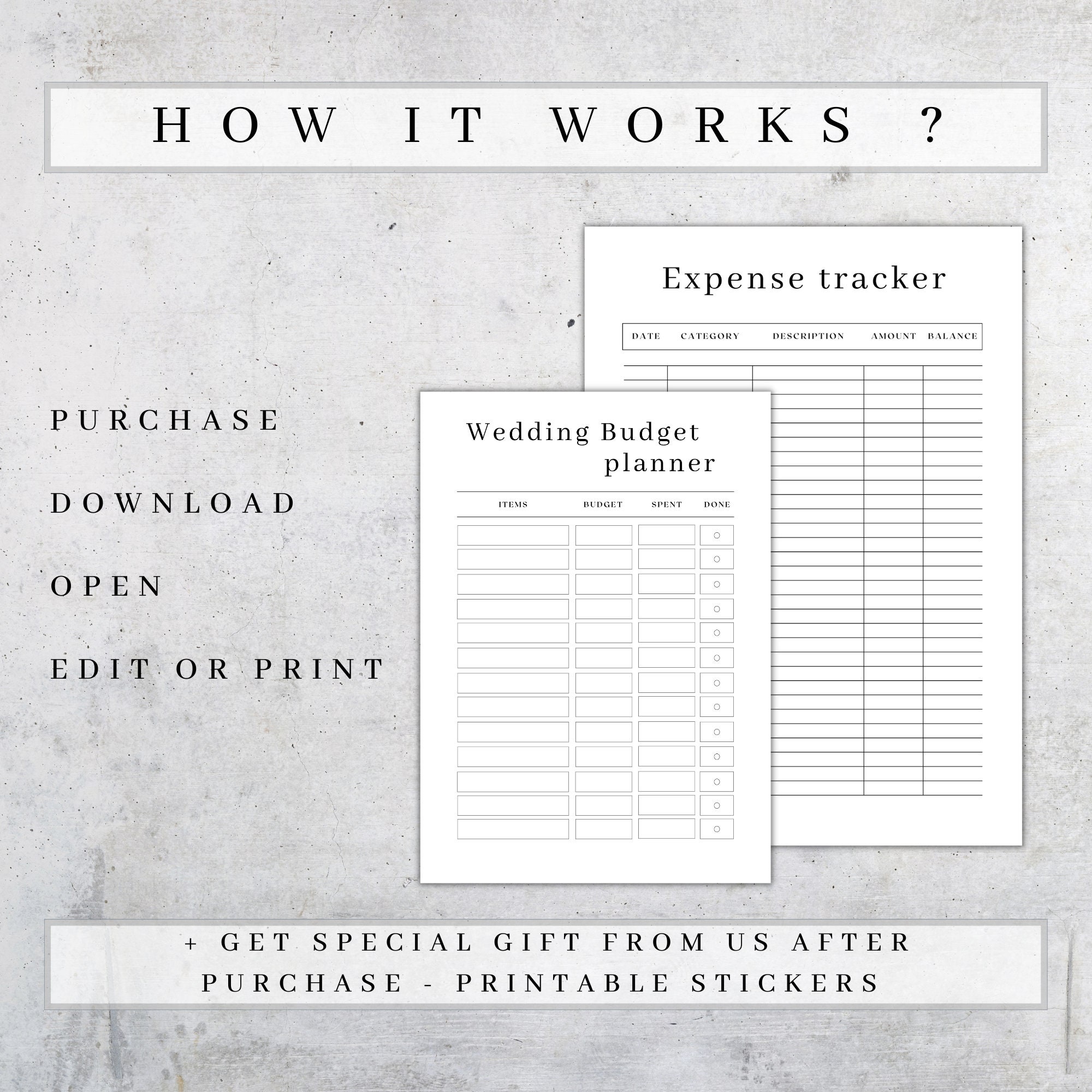 Wedding Budget Planner Printable Expense Tracker PDF - Etsy Australia