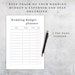 Wedding Budget Planner Printable | Expense Tracker PDF | Digital ...