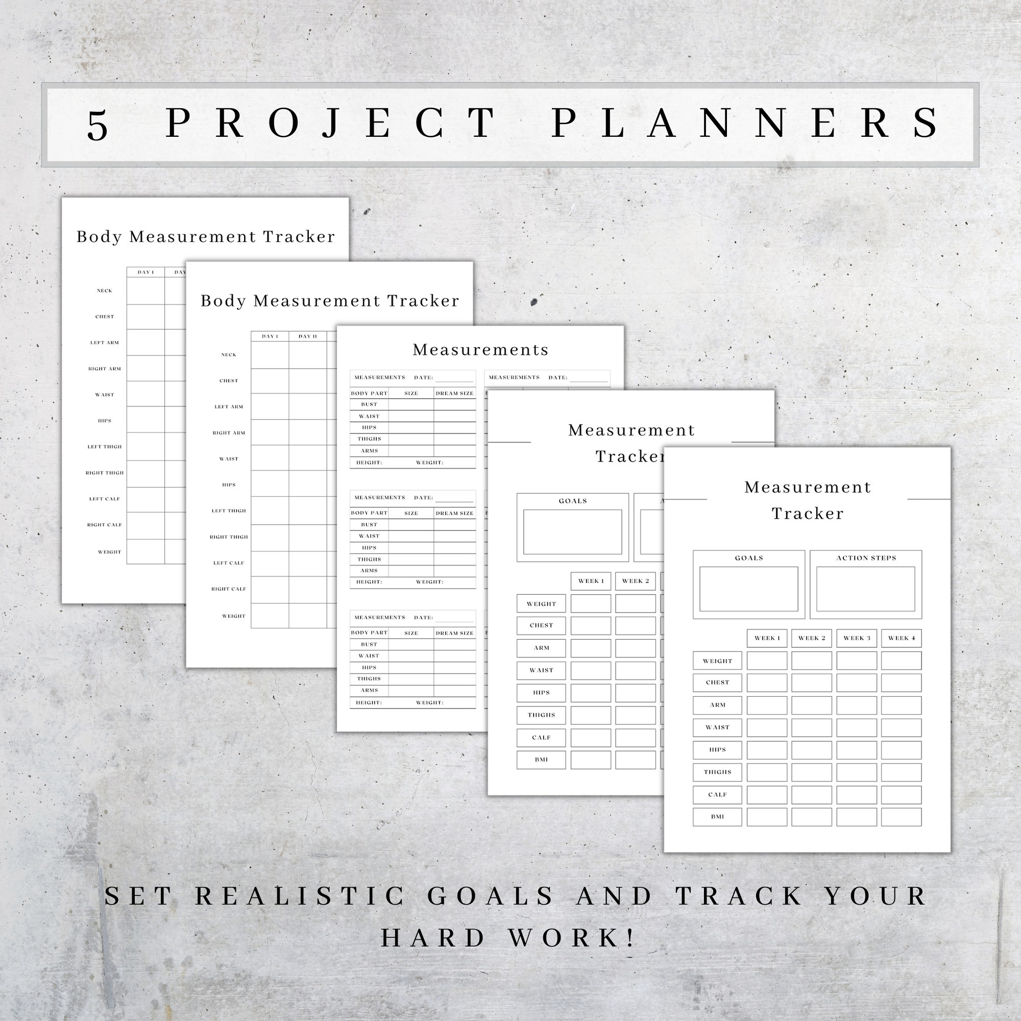 Project Planner Printable | Productivity Planner Pages | Work Planner ...