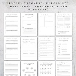 Personal Growth Planner Printable | Digital Self-development Planner ...