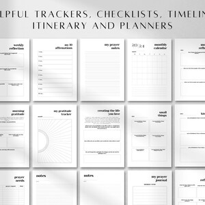 Printable Prayer Journal | Canva Gratitude Journal | Bible Journaling ...