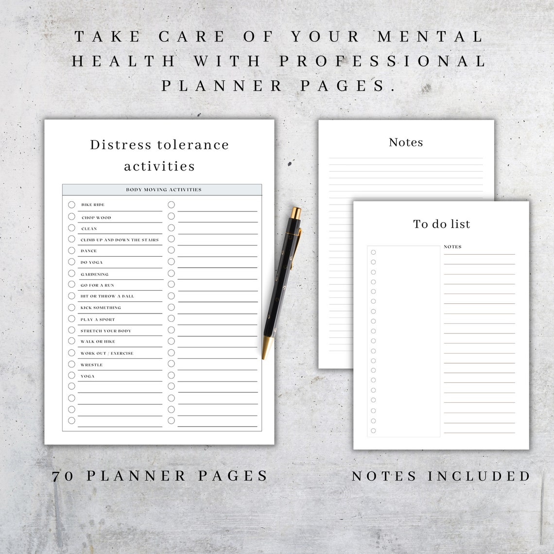 Printable Therapy Journal Bipolar Therapy Planner Digital - Etsy