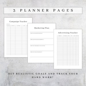 Printable Campaign & Advertising Tracker | Digital Ad Campaign Tracker ...