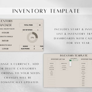 Excel Business Spreadsheet Template | Inventory Tracker Excel ...