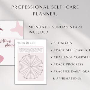 Wellness Journal | Self-love Workbook | Mental Health Coach Planner ...