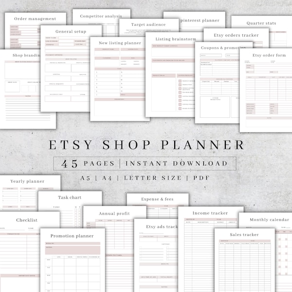 Business Planner - Etsy