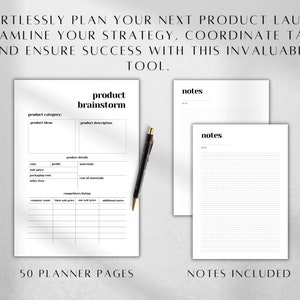 Digital Product Launch Planner | Course Marketing Plan | Printable Course Creation Planner ...