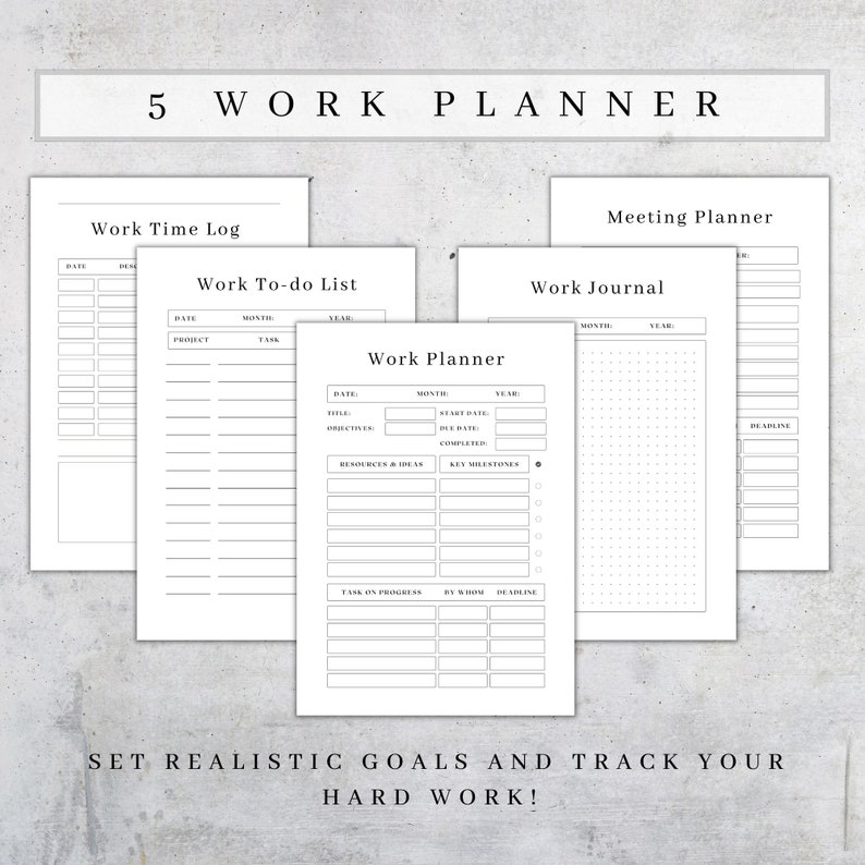 Office Organizer Work Planner Printable Office Task - Etsy