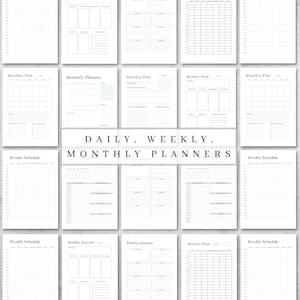 Ultimate Life Planner | Printable Life Organizer | Digital ADHD Planner ...