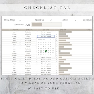 Daily to Do List Template | Checklist Template Google Sheets | Task ...