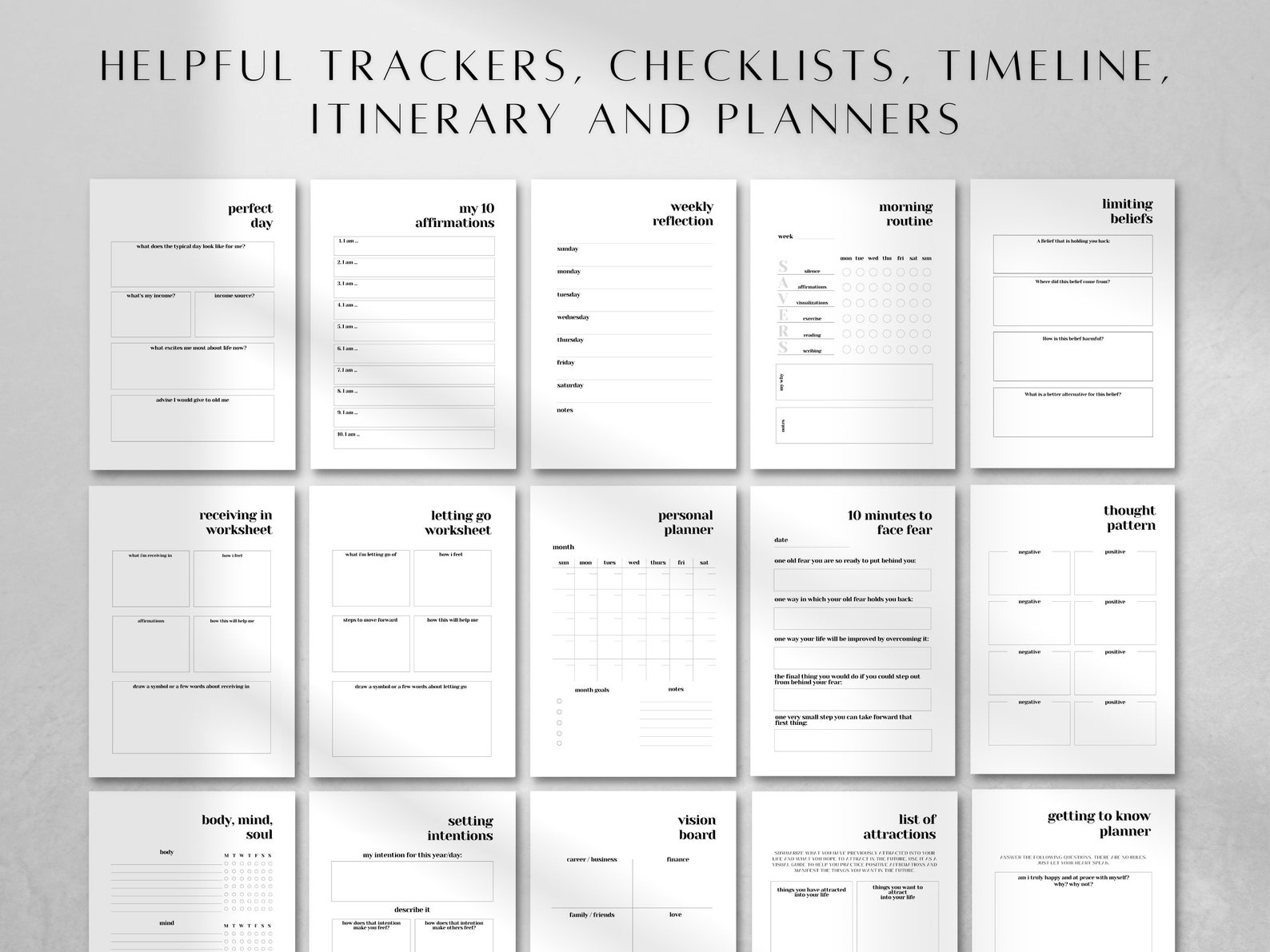Digital Emotional Intelligence Workbook | Self-awareness Journal Canva ...