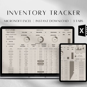 Excel Business Spreadsheet Template | Inventory Tracker Excel ...