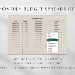 2024 Monthly Budget Spreadsheet Template Excel Budget Spreadsheet ...