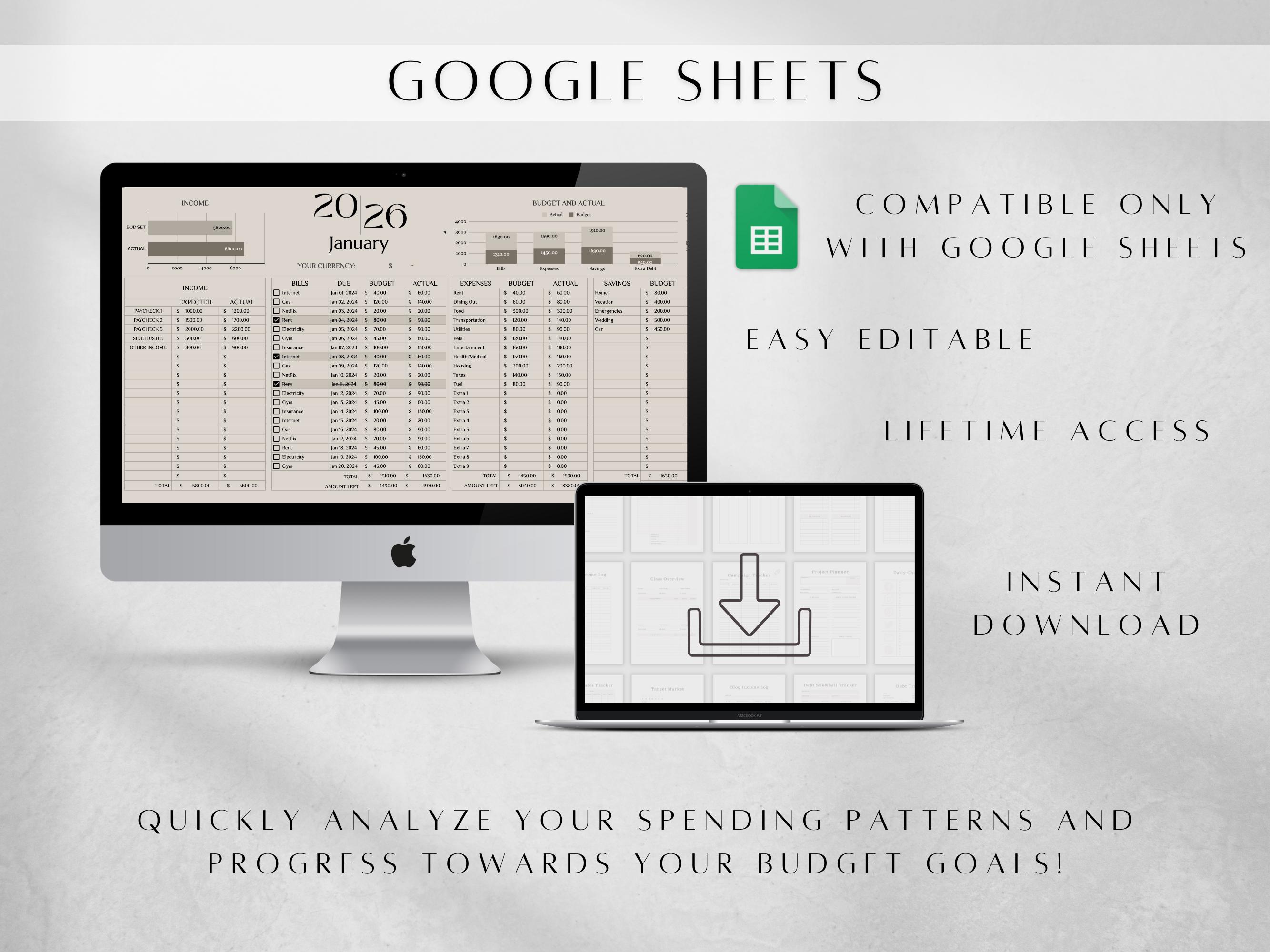 Paycheck Budget Spreadsheet Google Sheets | Budget by Paycheck ...
