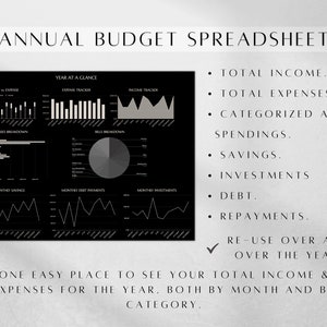 Annual and Monthly Budget Spreadsheet | Monthly Budget Template Google ...