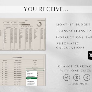 2024 Monthly Budget Spreadsheet Template Excel Budget Spreadsheet ...