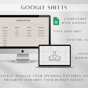 Task List Google Sheet | Daily Schedule Template | to Do Checklist |to ...