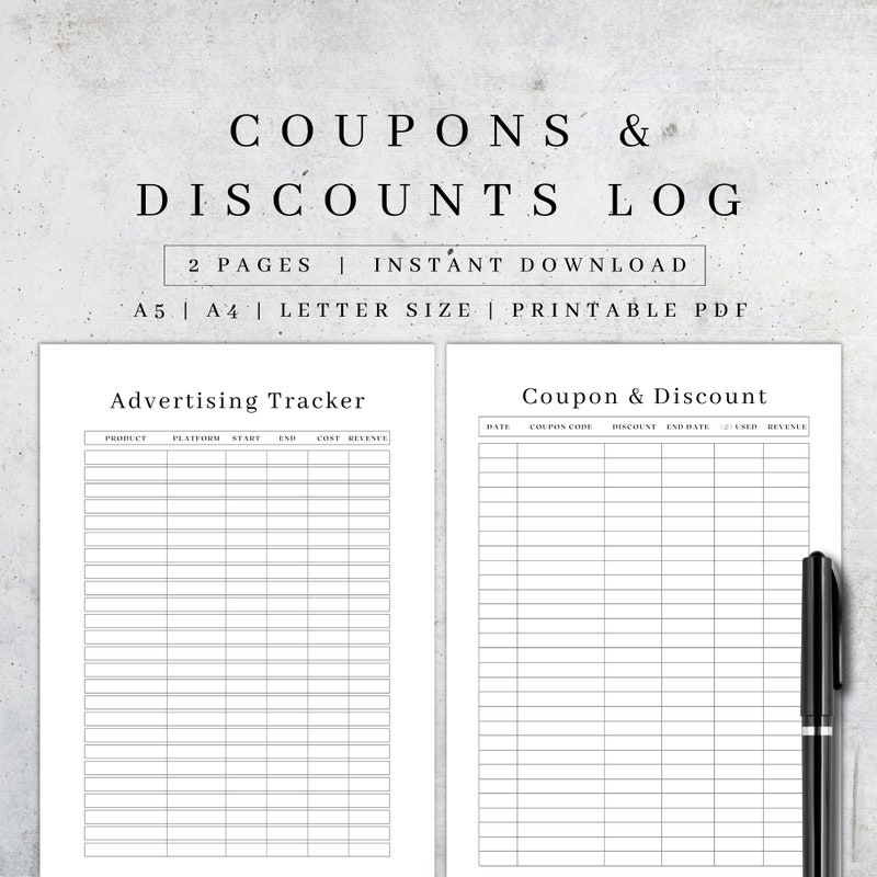 Coupon Organizer - Etsy
