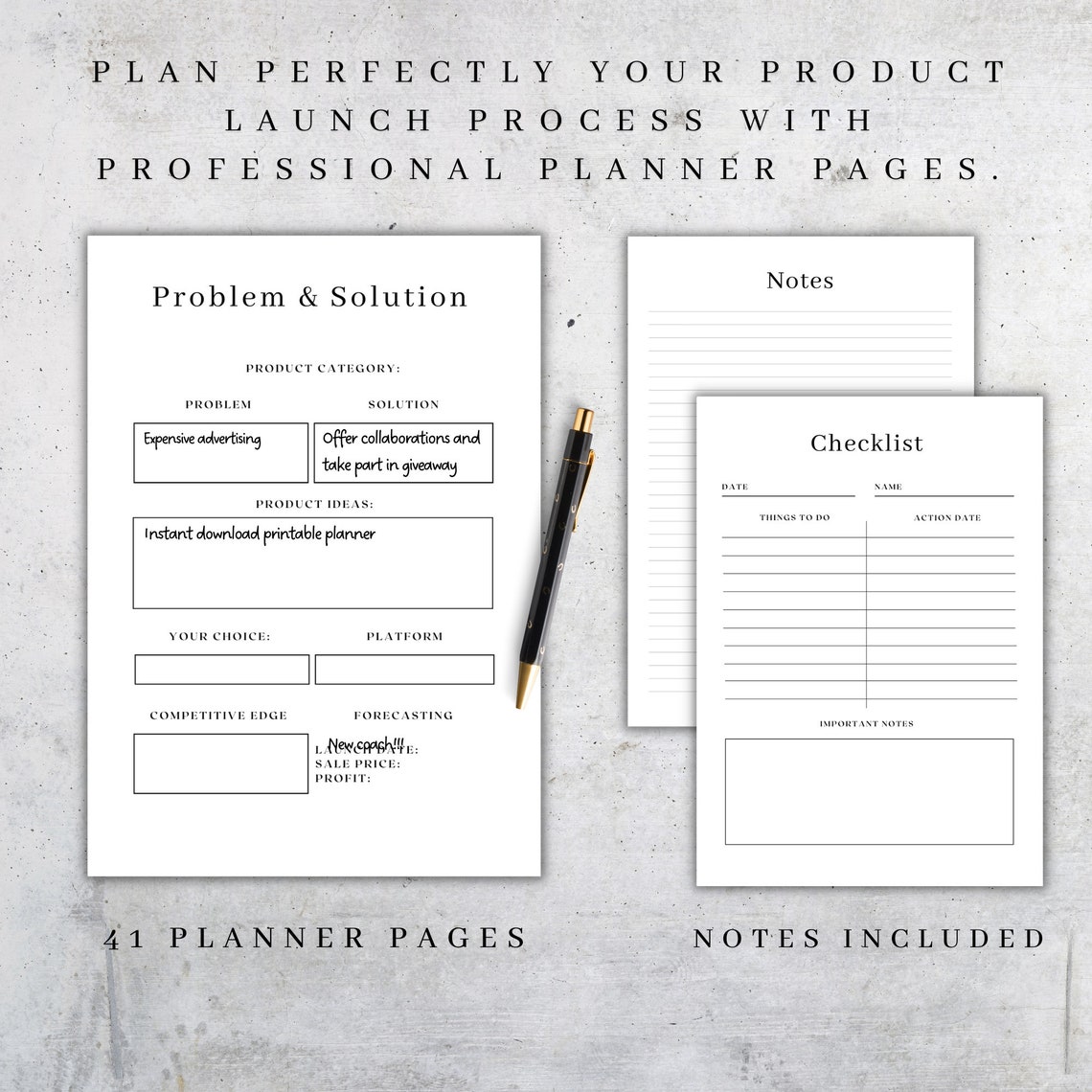 Digital Product Launch Planner | Course Creation Plan | Printable Course Creator Planner ...